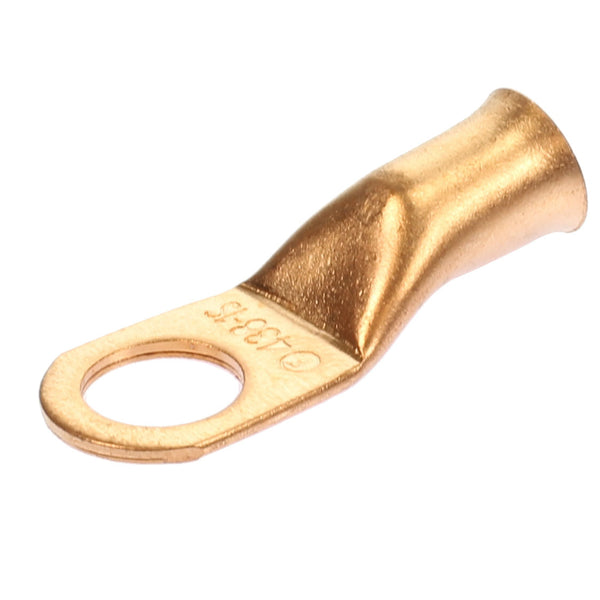 Wire Ring Terminal Copper 4 AWG Gauge 3/8" Connectors Car Audio Termin ...