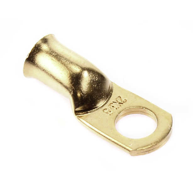 Wire Ring Terminal Copper 2 AWG Gauge Connectors Car Audio Terminals ...