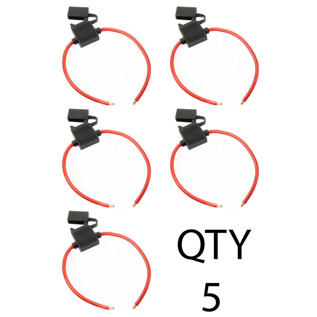 12 Gauge ATC Fuse Holder In-line Wire 12 volt Power Blade – King-bobstore